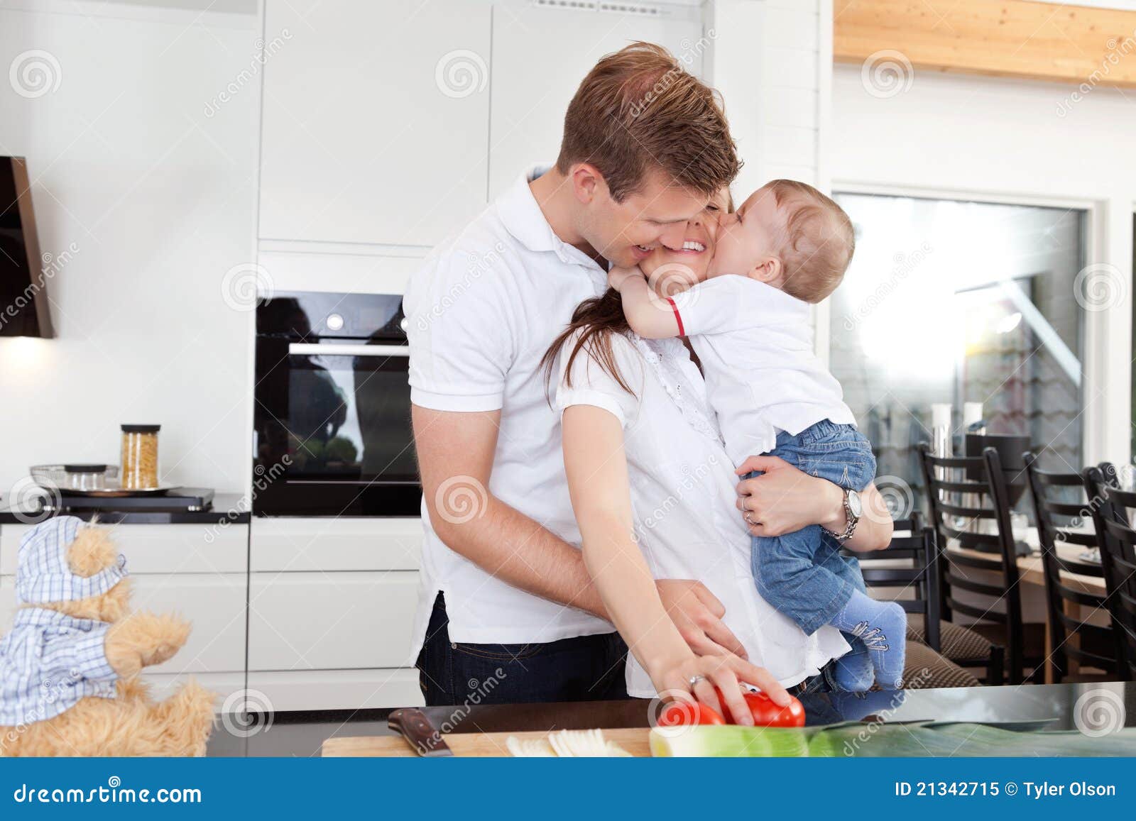 Family love stock image. Image of couple, father, affection - 21342715