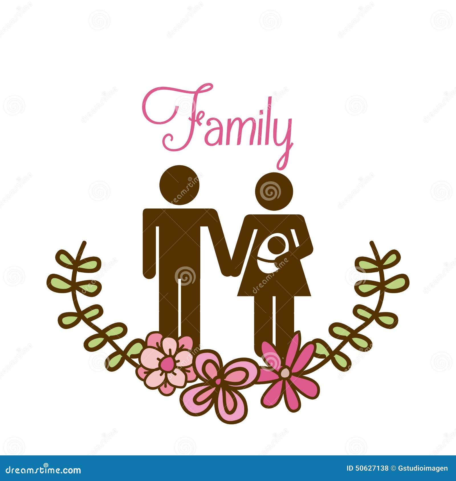 Family love stock vector. Illustration of love, child - 50627138