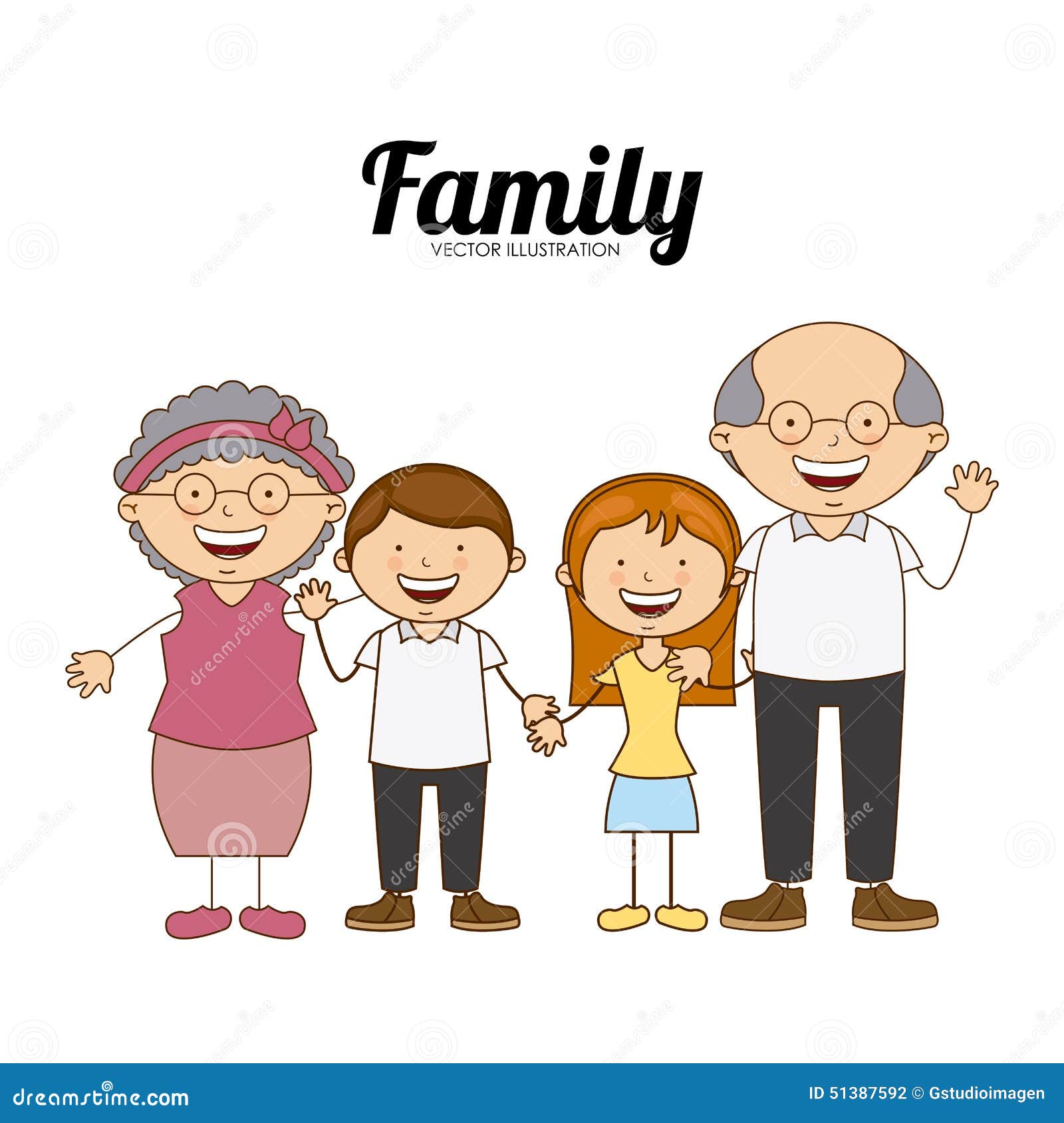 Family love stock vector. Illustration of concept, family - 51387592