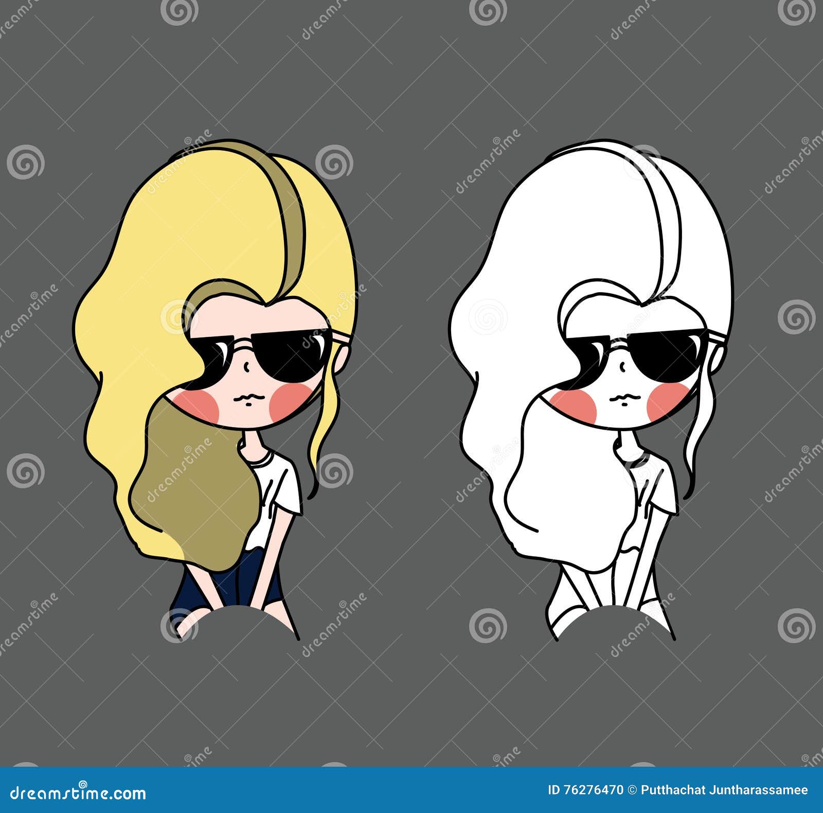 Family luxury stock vector. Illustration of people, cartoon - 76276470