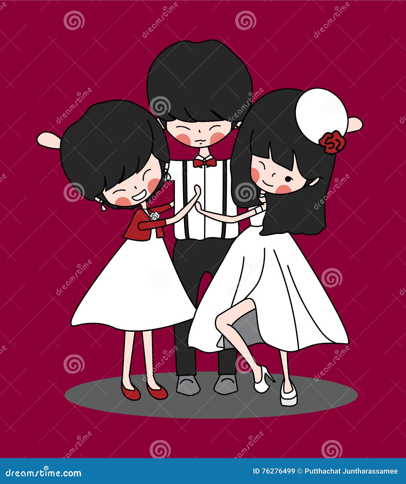 Family luxury stock vector. Illustration of woman, party - 76276499