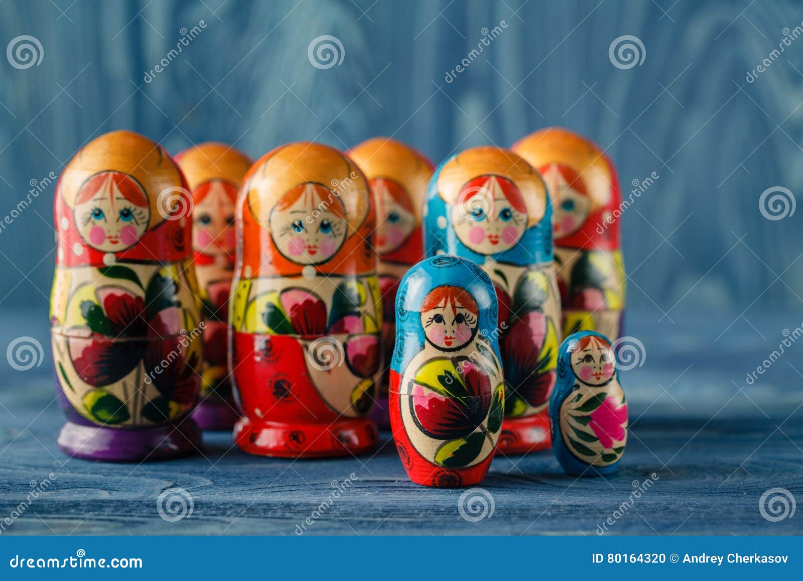 Family of matreshka stock photo. Image of female, face - 80164320