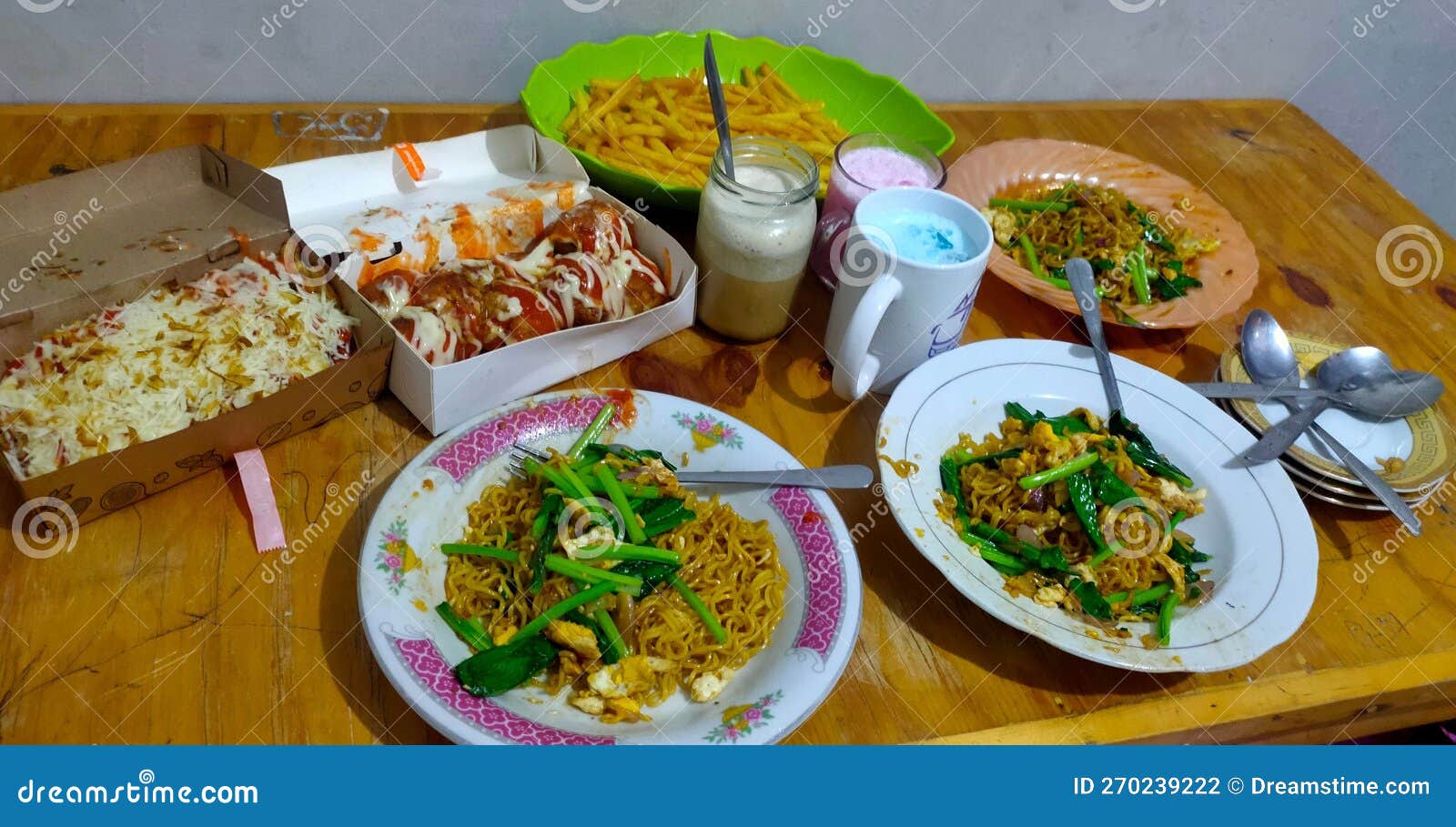 Family meal menu. stock photo. Image of drink, family - 270239222