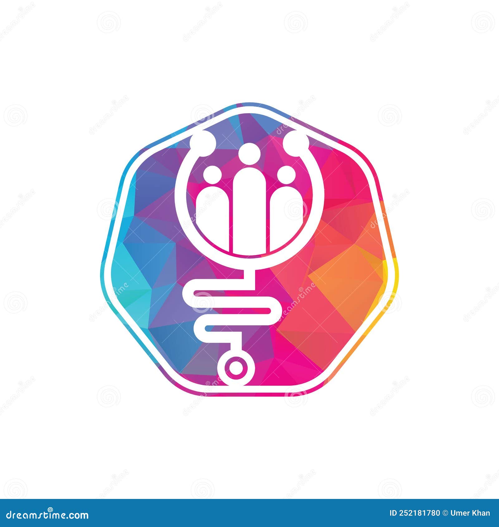 Family Medical Logo Template Design Vector. Stock Vector - Illustration ...