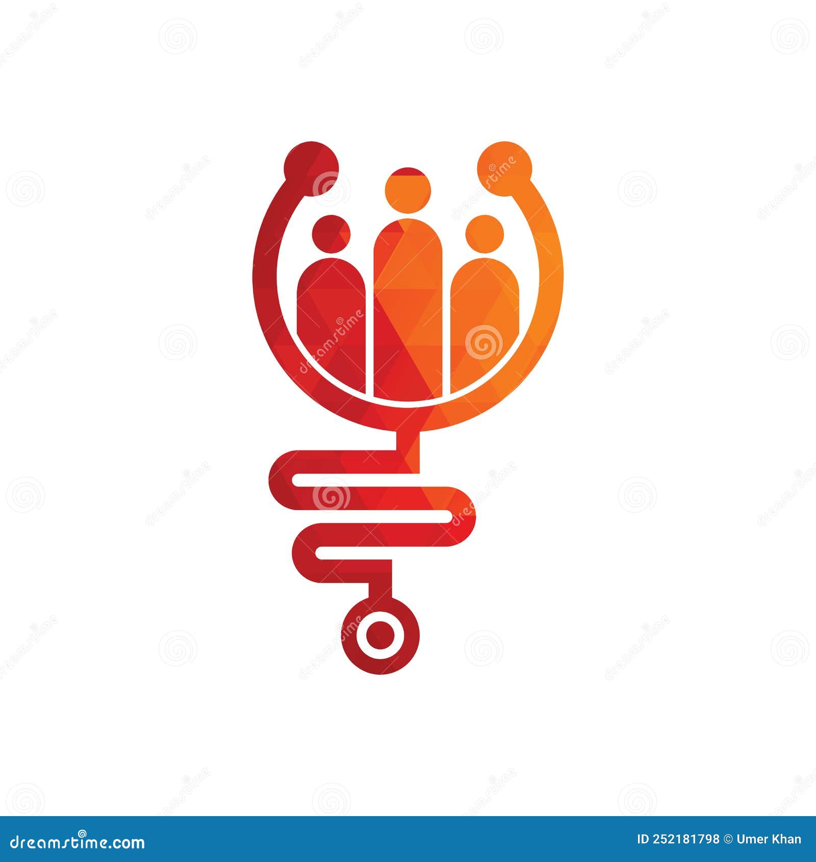 Family Medical Logo Template Design Vector. Stock Vector - Illustration ...