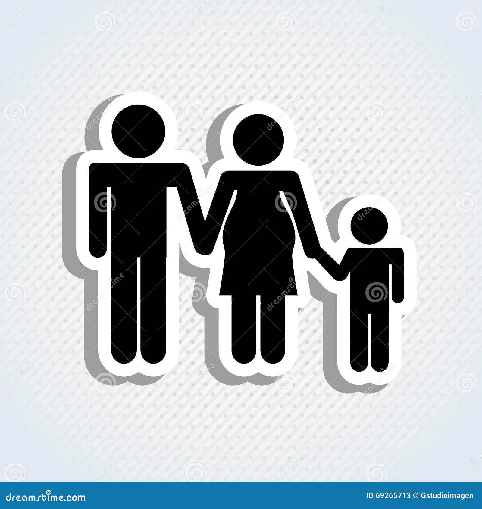 Family members design stock illustration. Illustration of family - 69265713