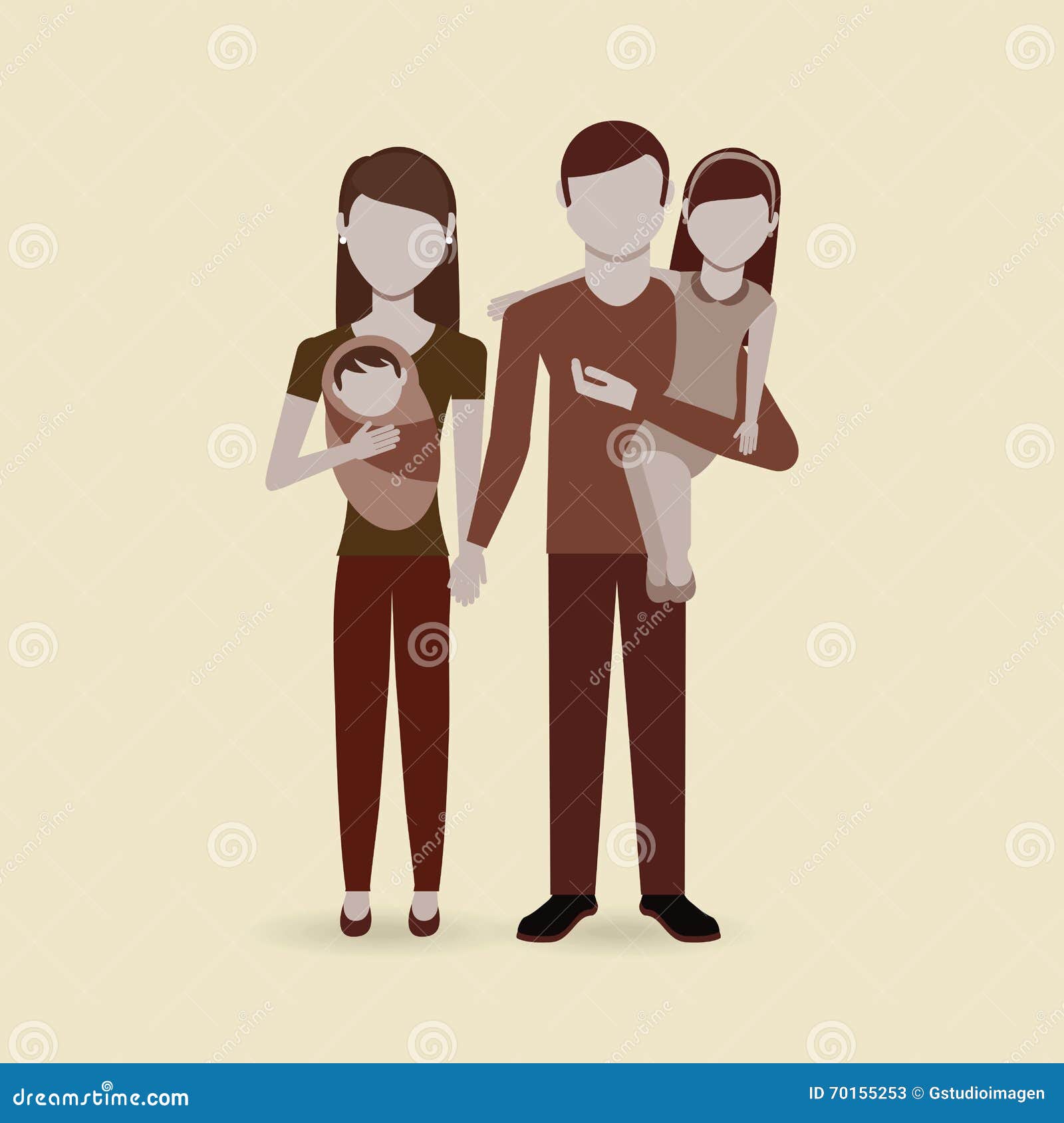 Family members design stock illustration. Illustration of members ...
