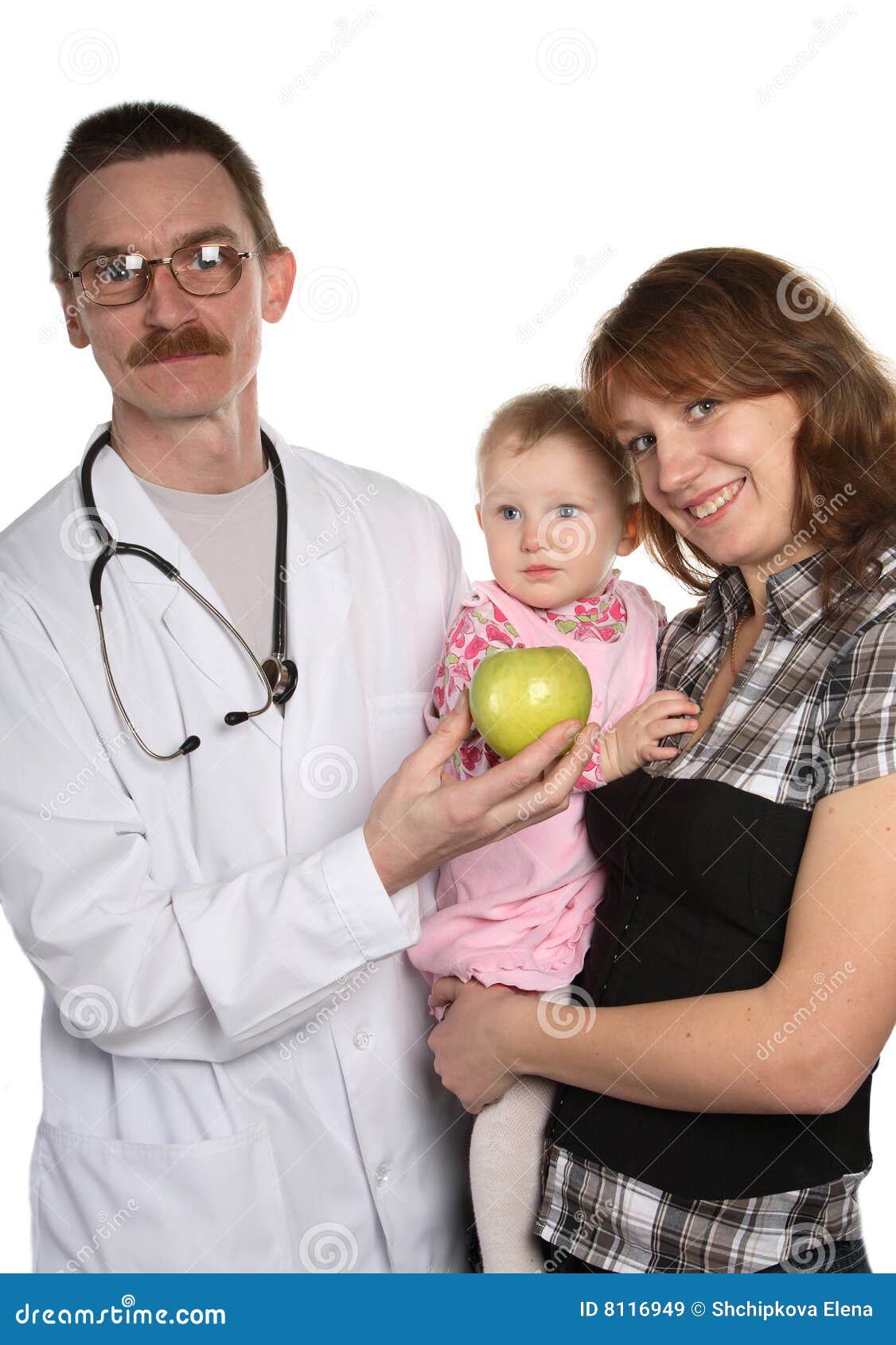 Family at the Method in the Children S Doctor Stock Image - Image of ...