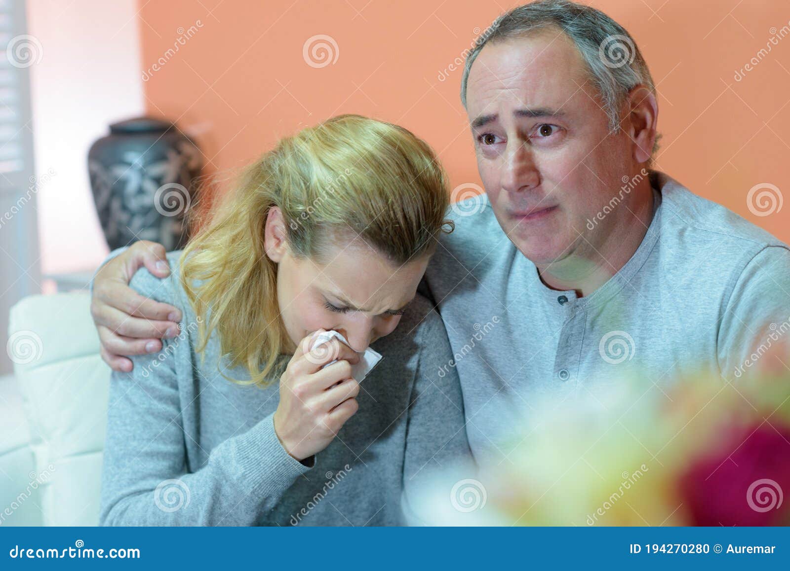 Family Mourning about Death Someone Stock Photo - Image of goodbye ...