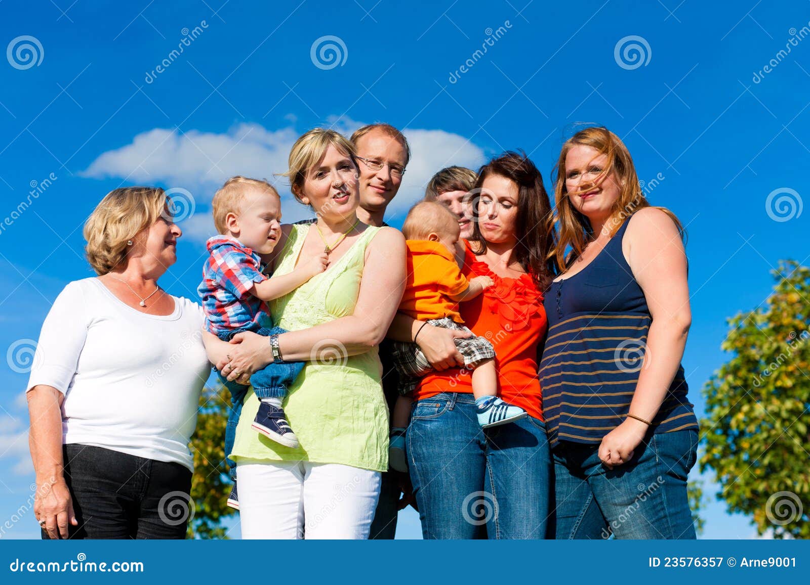 Family and Multi-generation Stock Image - Image of nephew, child: 23576357