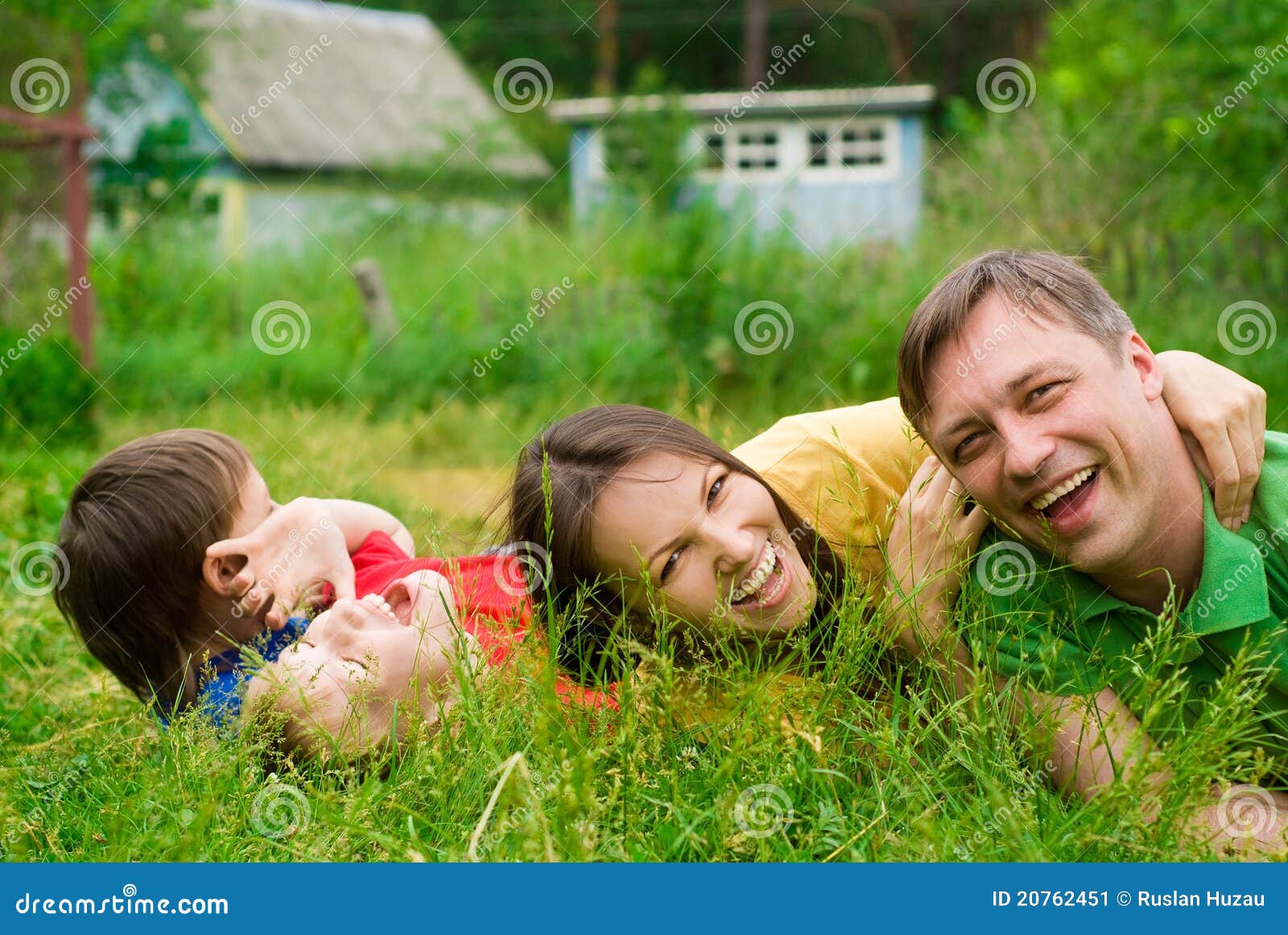 Family at nature stock image. Image of family, parents - 20762451