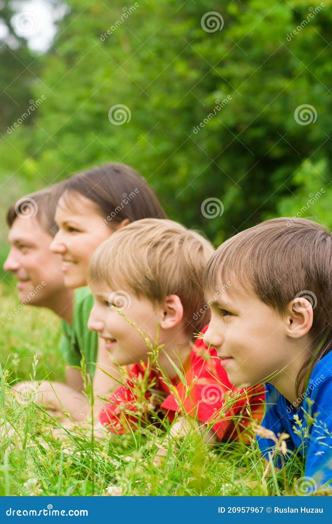 Family at nature stock image. Image of outside, people - 20957967