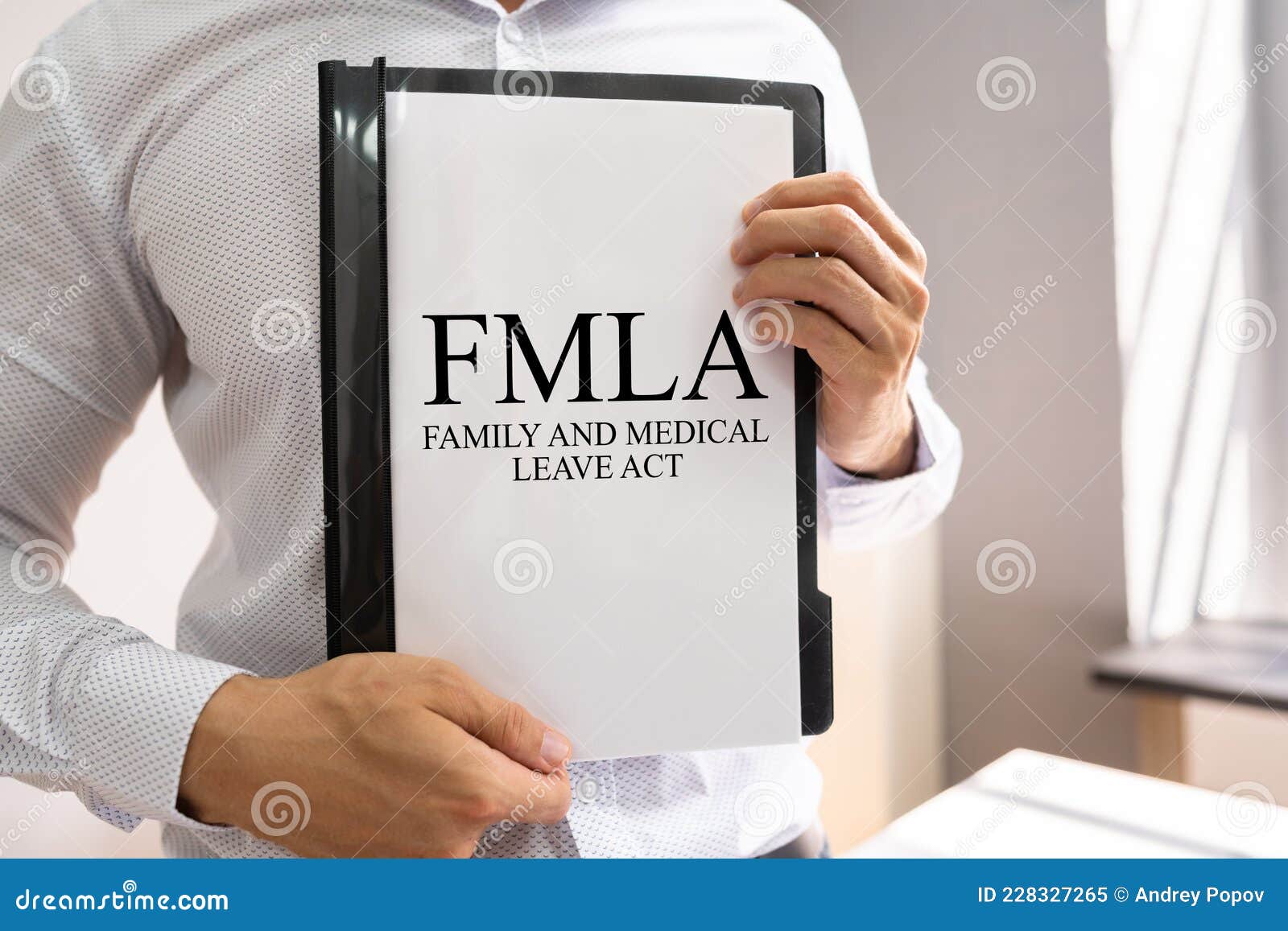 Family Paid Sick Leave Act stock image. Image of concept - 228327265