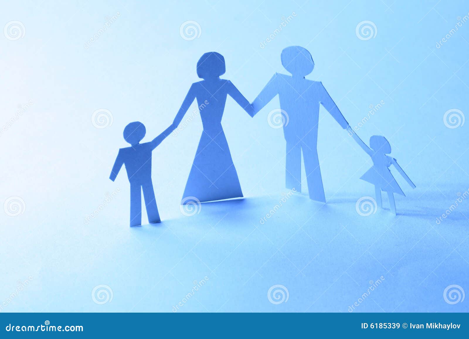Family paper stock image. Image of friendship, shape, painting - 6185339