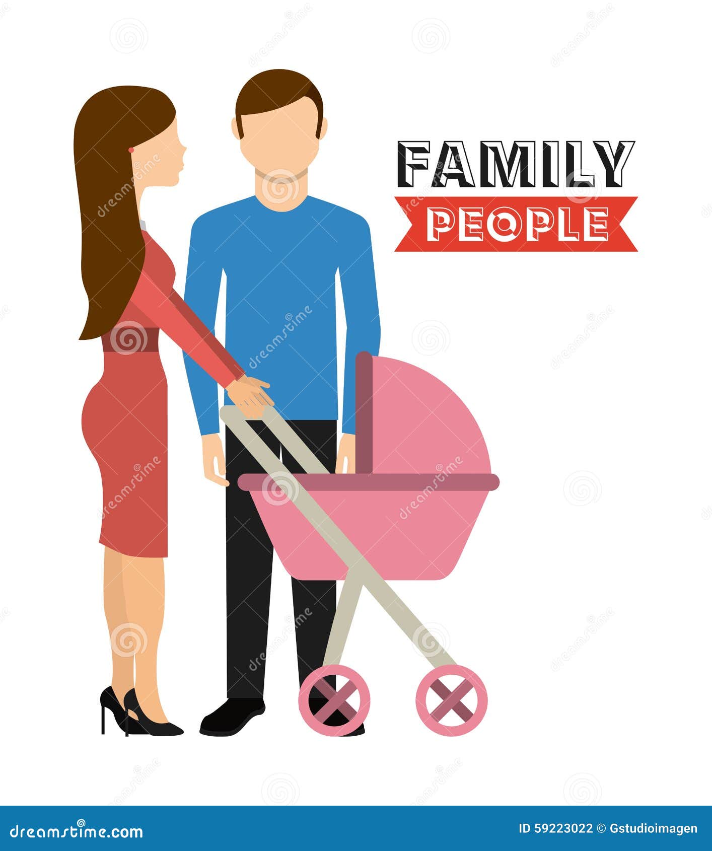 Family people stock vector. Illustration of active, people - 59223022