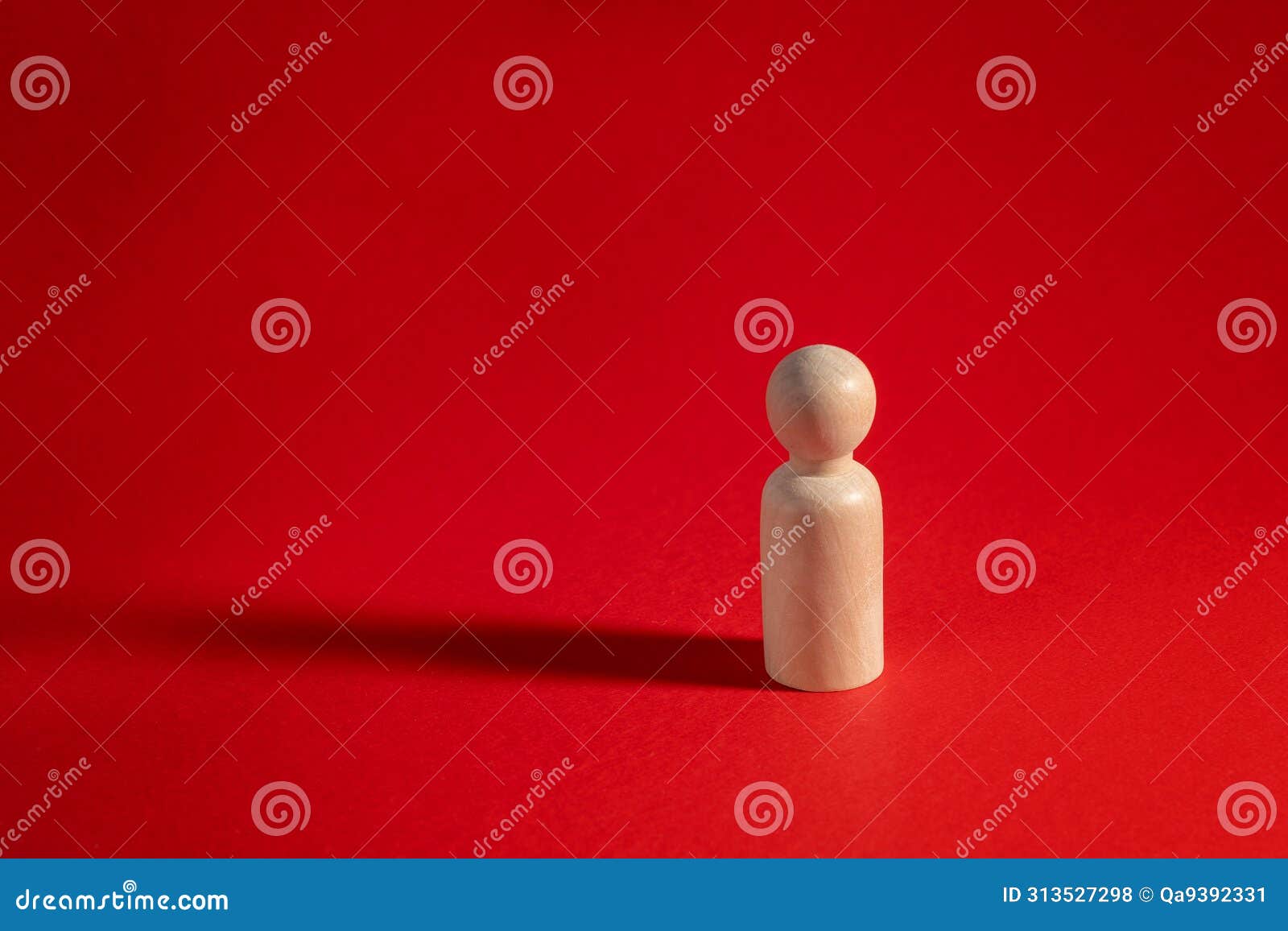 Family People Figures on Red Background. Concept of Family, Values ...