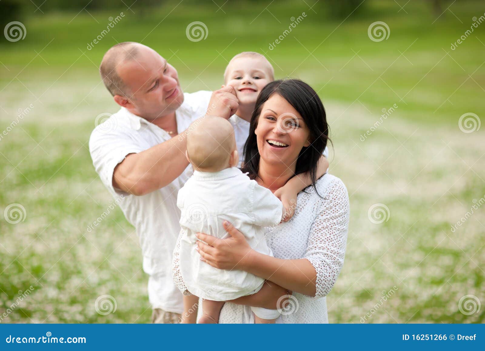 Family picknic stock photo. Image of flower, community - 16251266