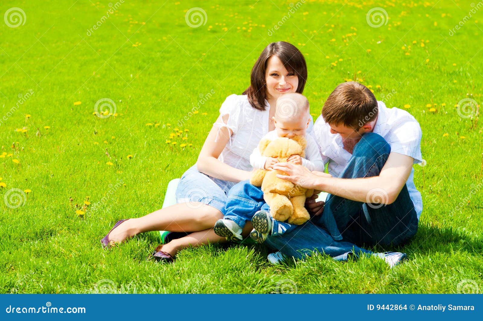 Family playing stock photo. Image of caucasian, joyful - 9442864