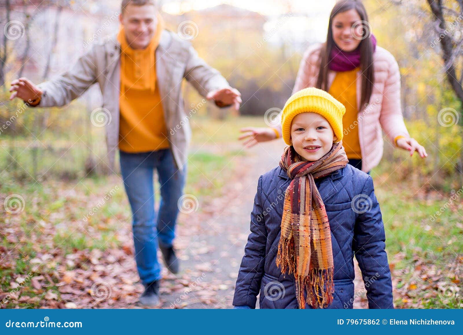 Family playing catch-up stock photo. Image of parent - 79675862
