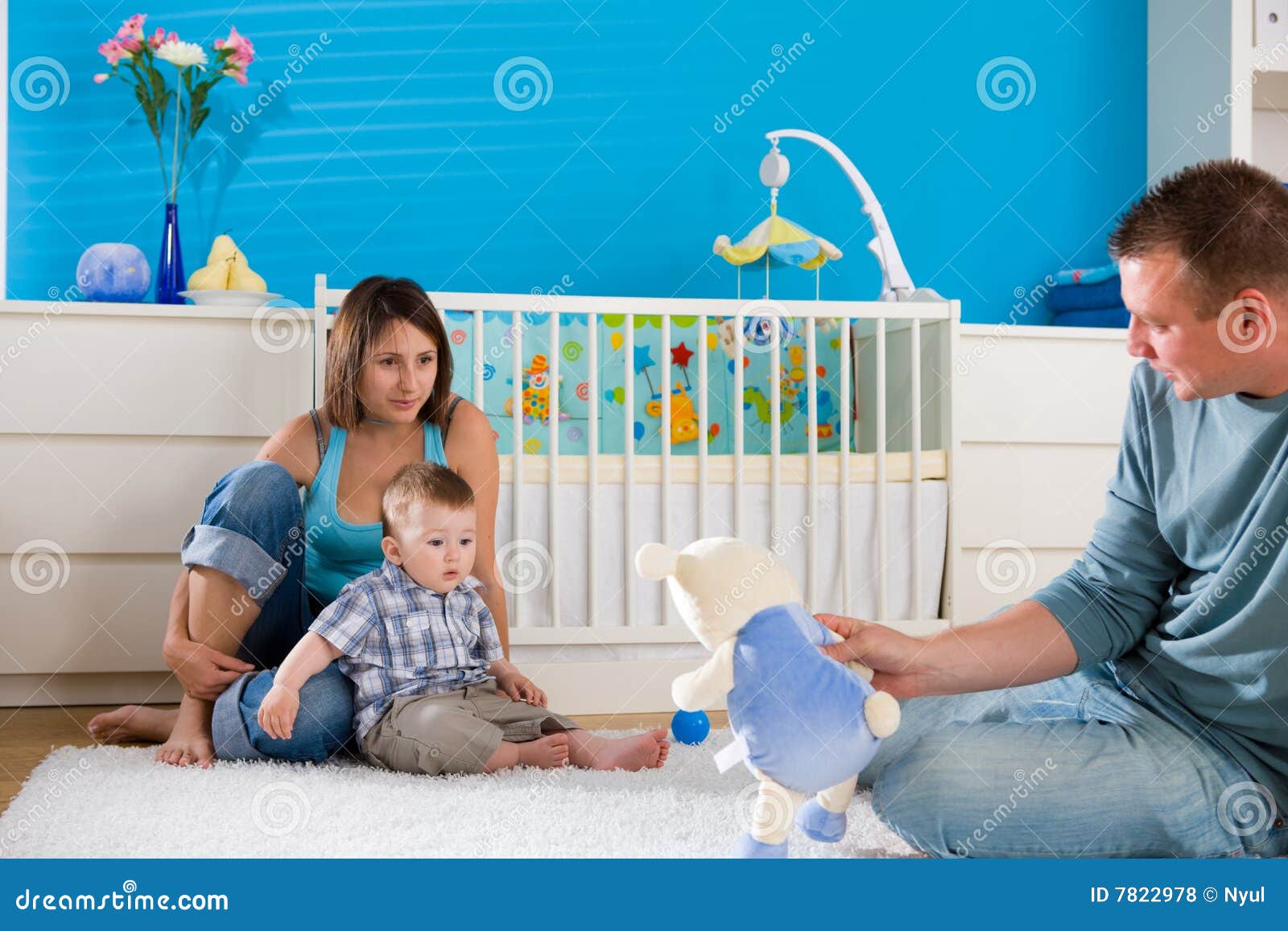 Family playing together stock photo. Image of enjoyment - 7822978