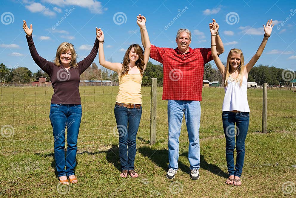 Family Praise & Joy stock photo. Image of banner, hands - 4593220