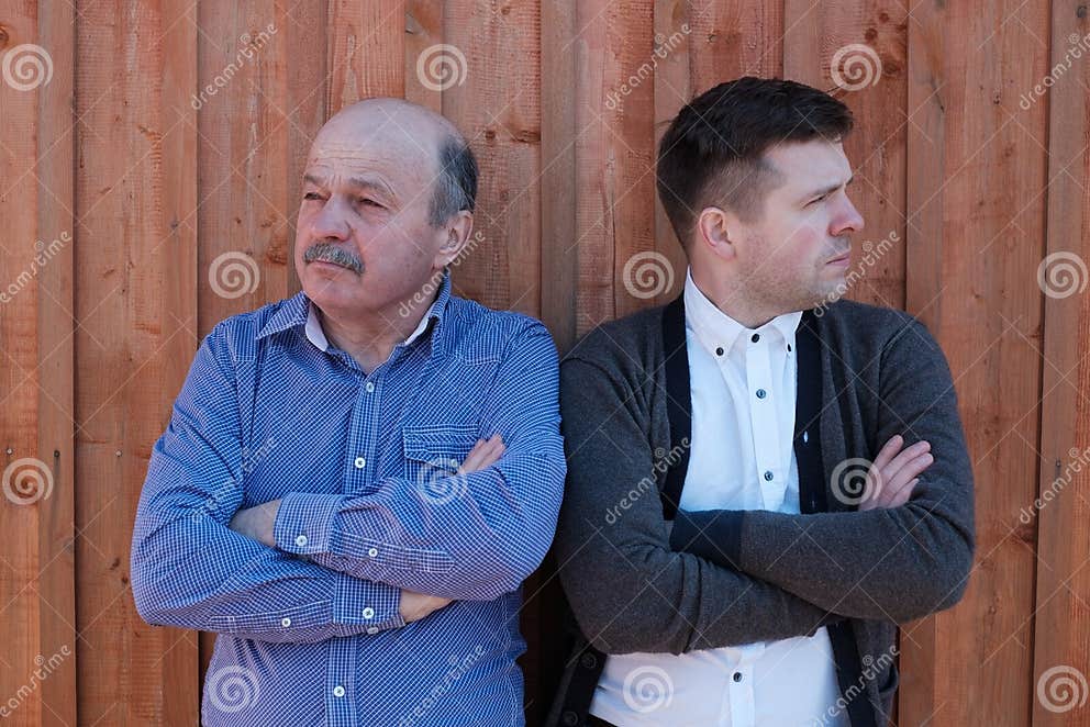 Family Problems between Son and Father Stock Image - Image of help ...