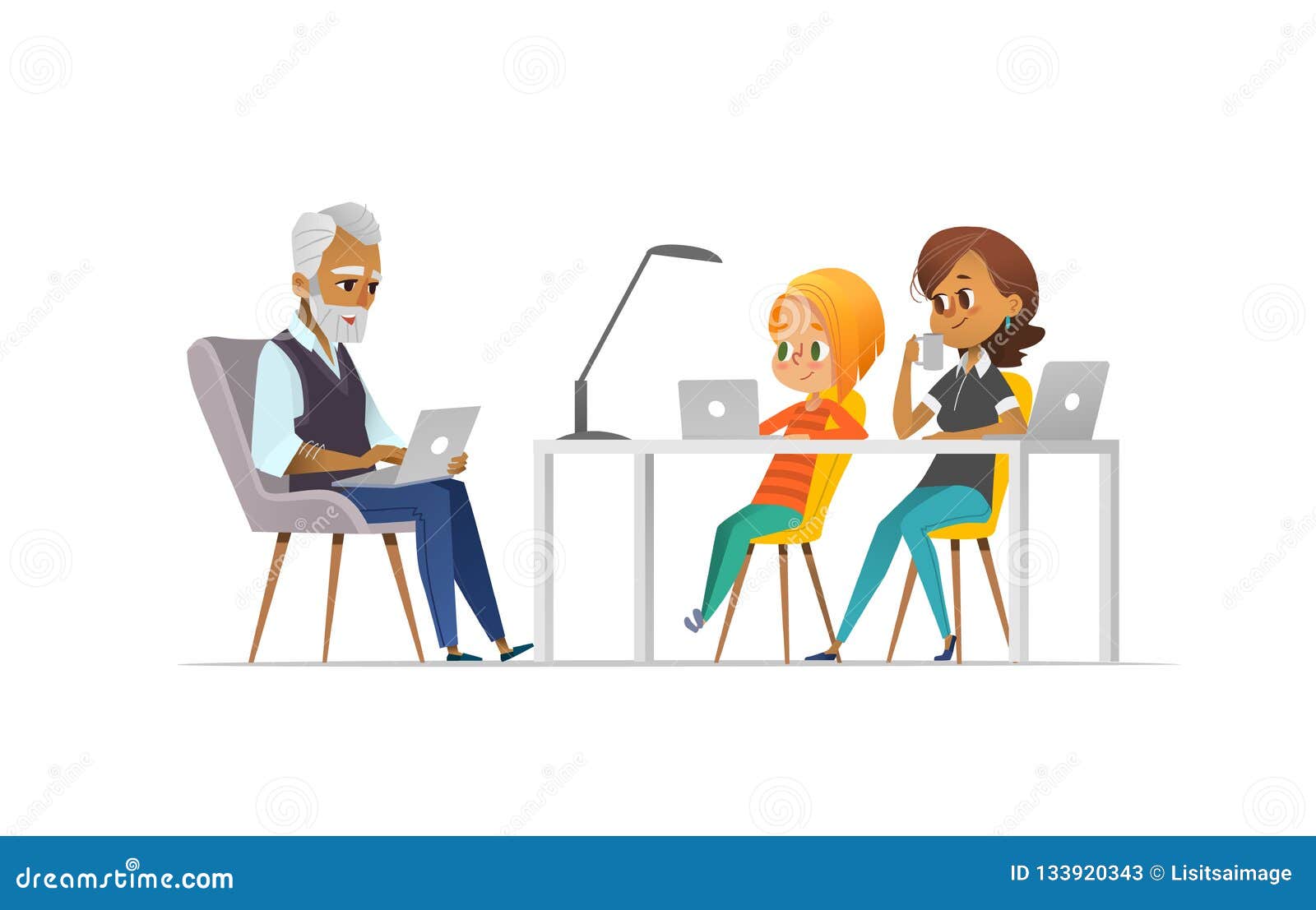 Happy Programmers Stock Illustrations 45 Happy Programmers Stock