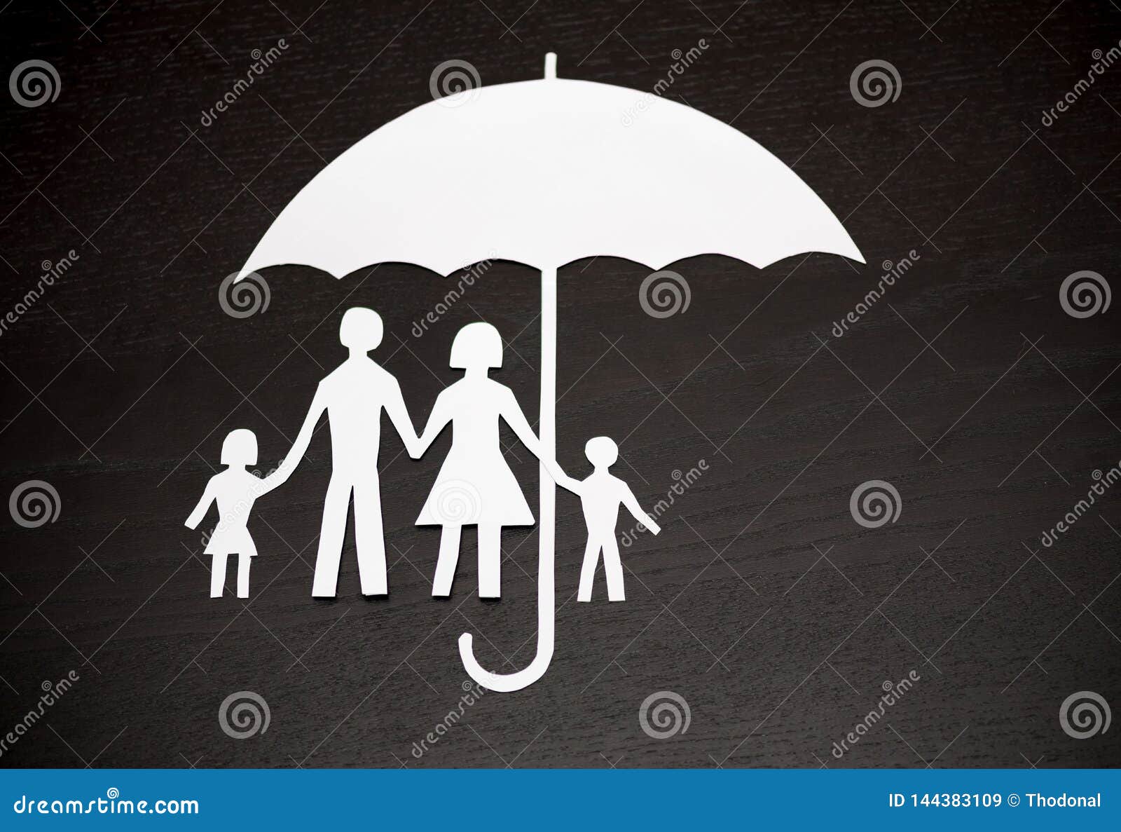 Family Protection Coverage Concept Stock Image - Image of wife, safe ...