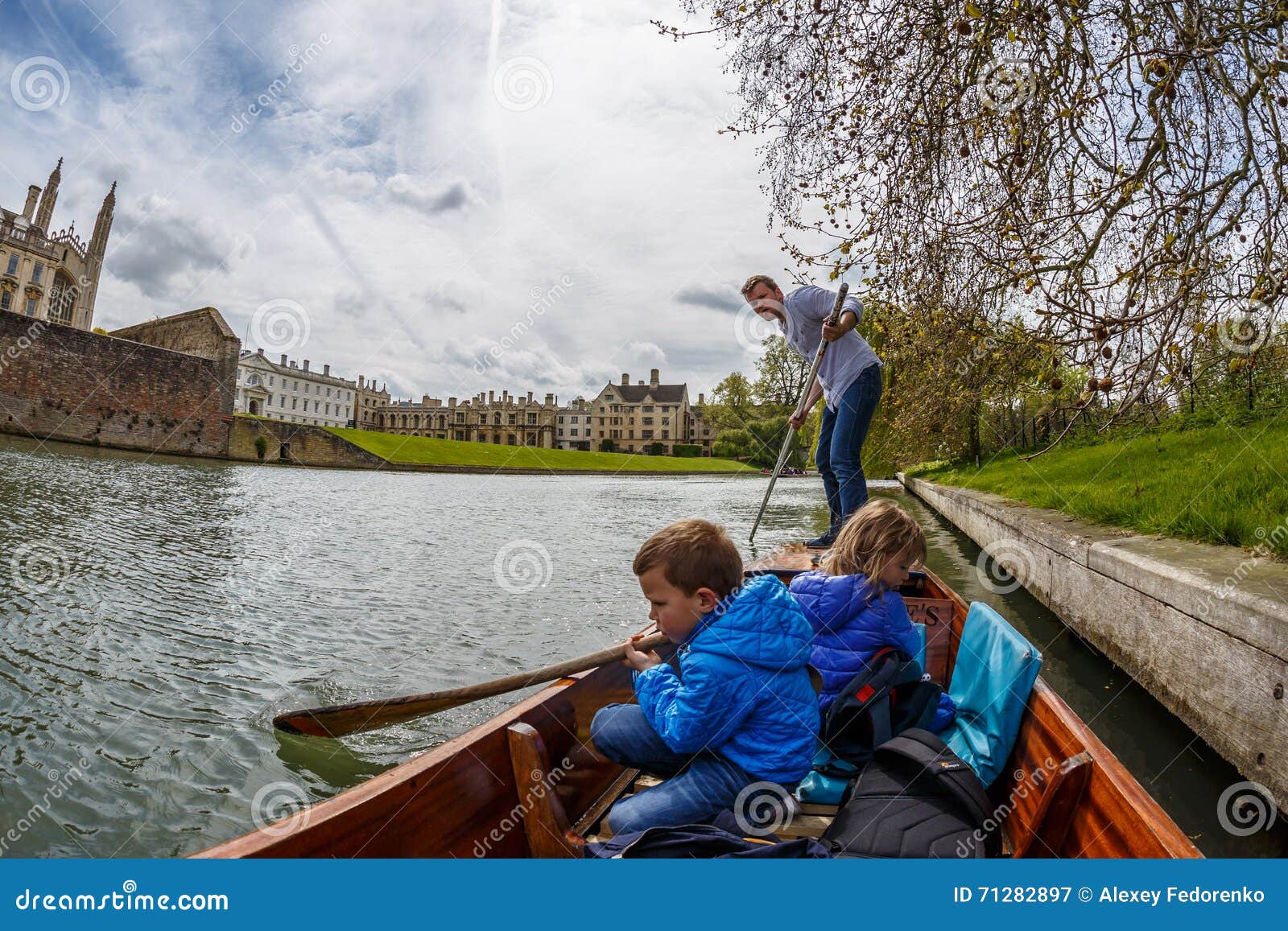 Punting In Cambridge Royalty-Free Stock Photography | CartoonDealer.com ...