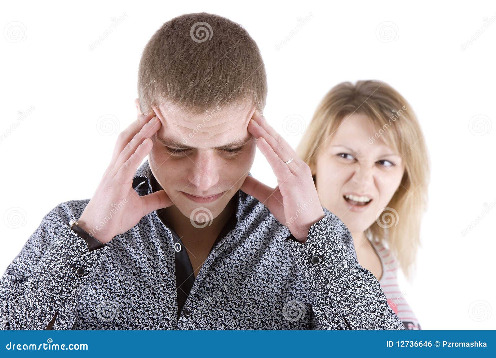 Family quarrel stock photo. Image of hands, adult, male - 12736646