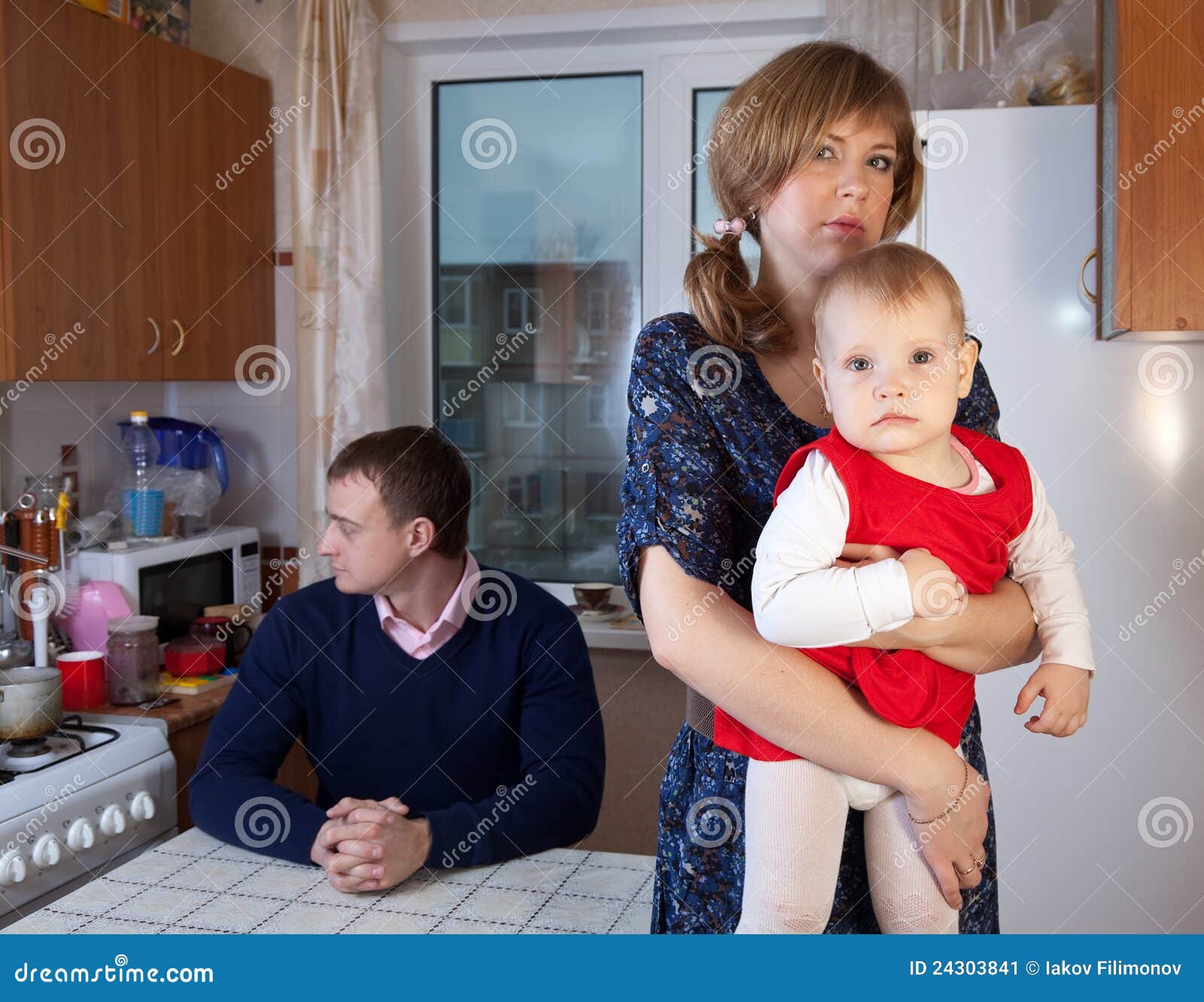 Family quarrel stock image. Image of depression, angry - 24303841