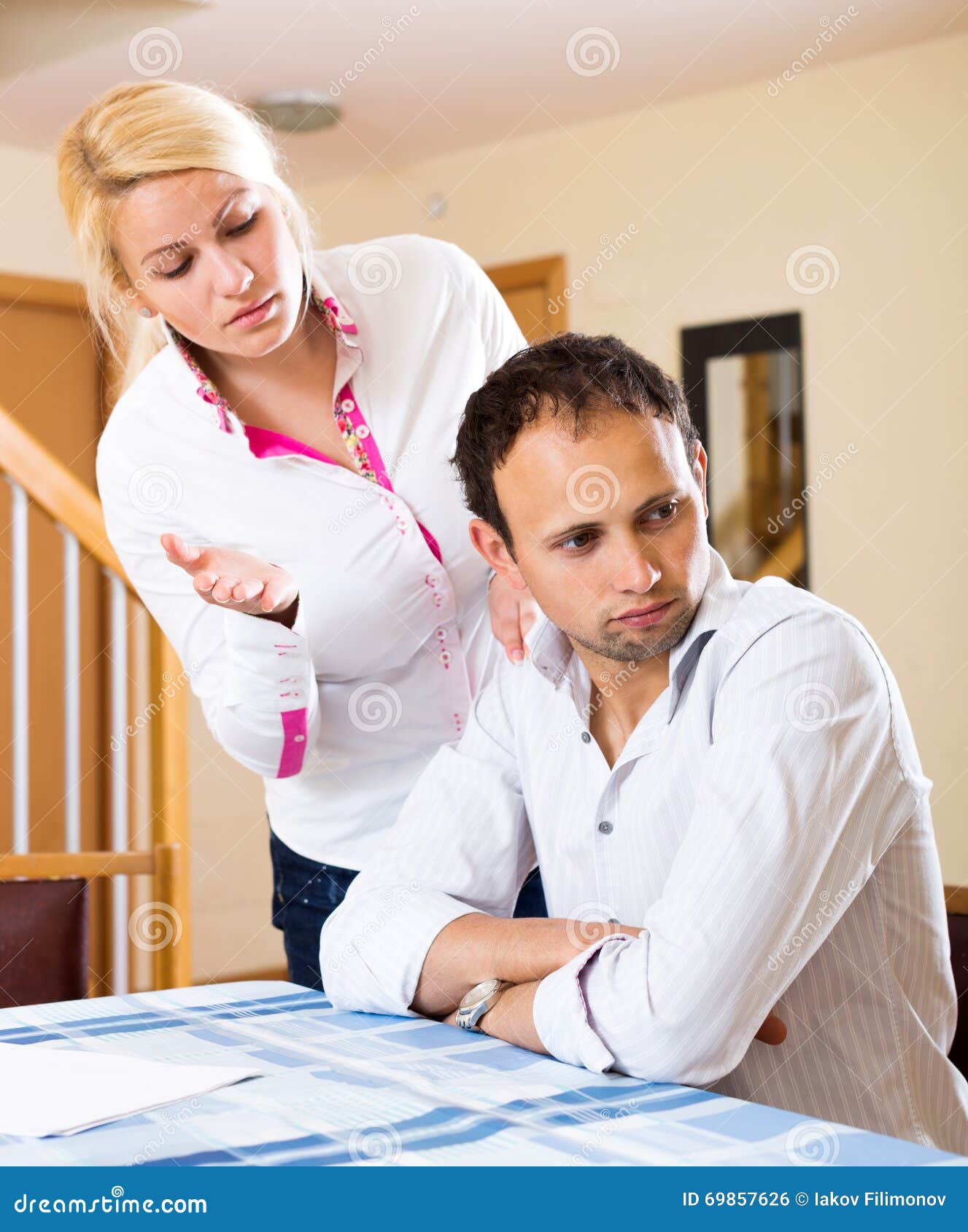 Family quarrel stock photo. Image of adultery, expression - 69857626