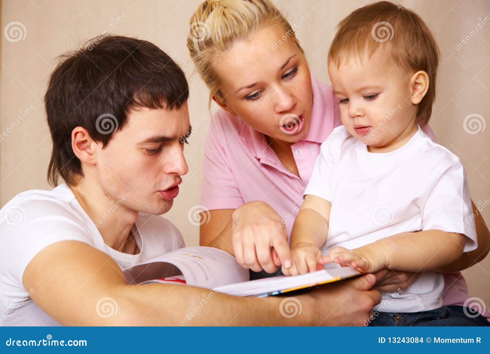 Family reading stock photo. Image of looking, book, curiosity - 13243084