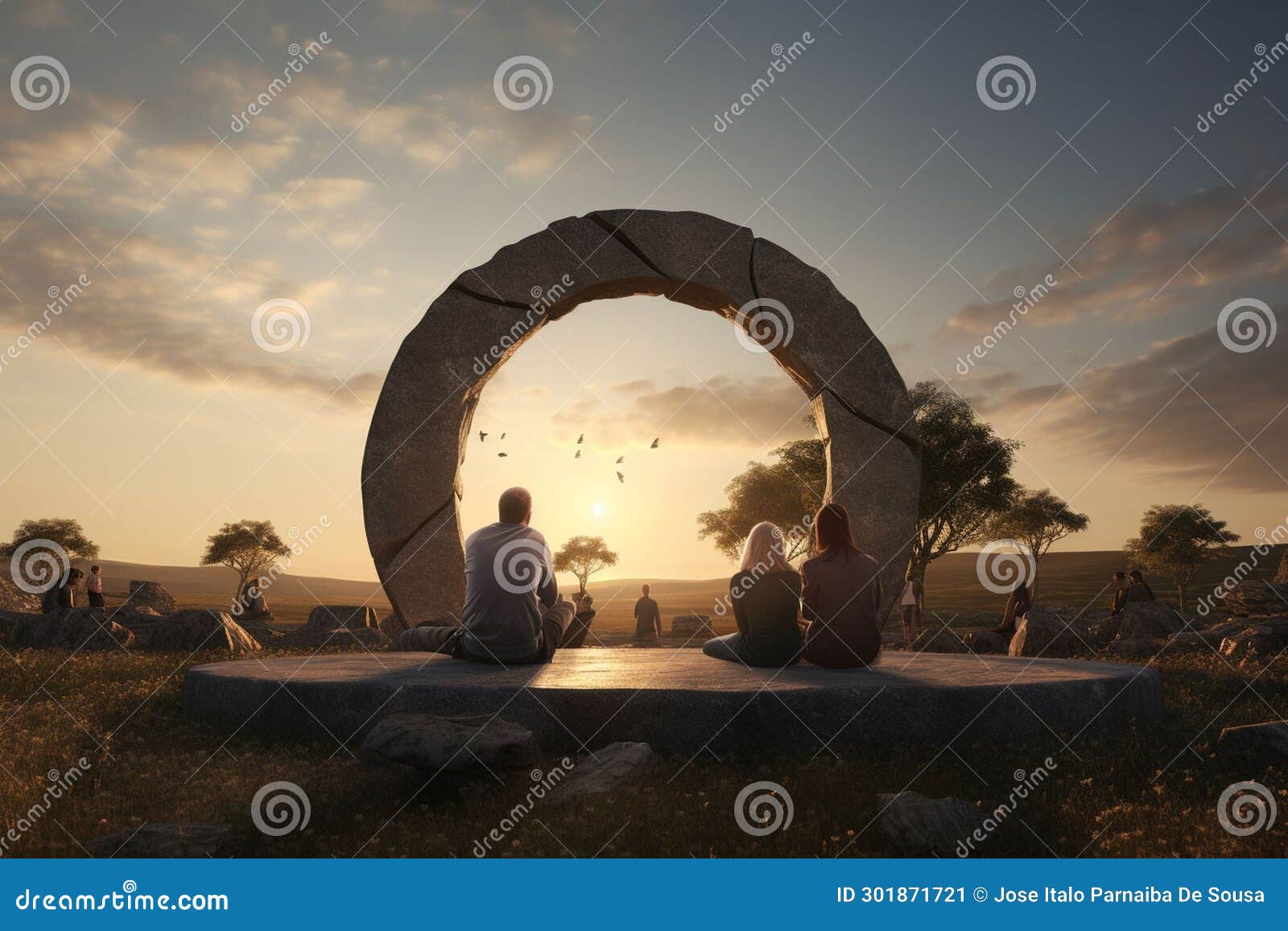 Family Remembrance Collage Of Handprints A Stock Image | CartoonDealer ...