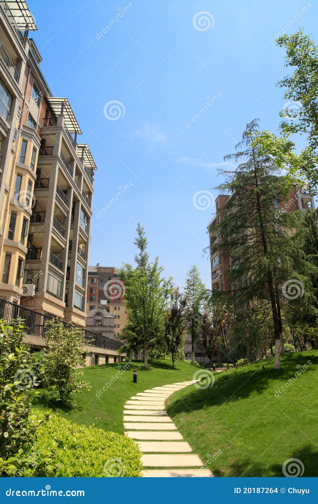Family Residences Community Stock Photo - Image of construction, living ...