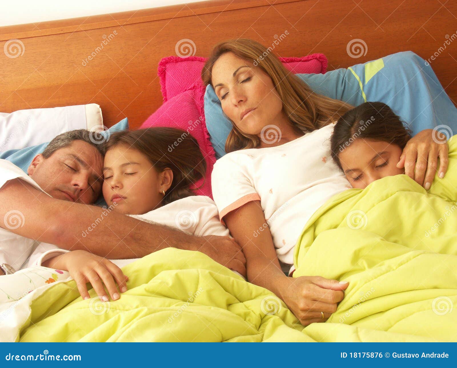 Family resting. stock photo. Image of hugging, clothed - 18175876