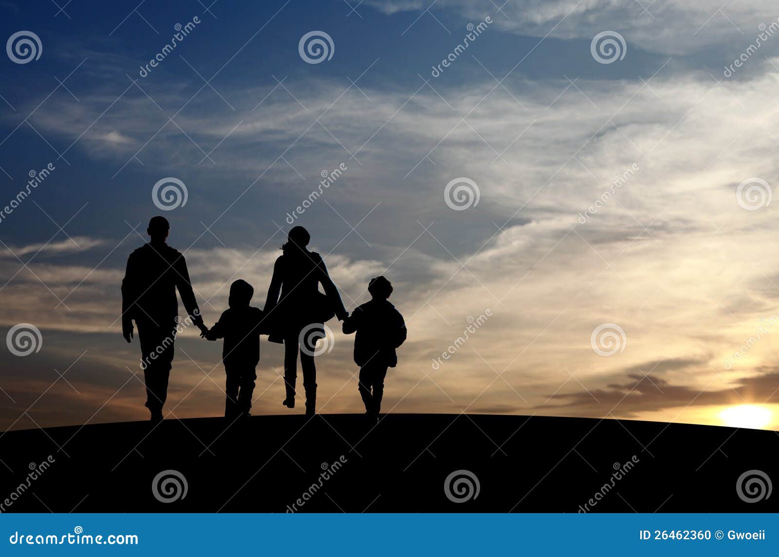 Family reunited stock photo. Image of holding, horizon - 26462360