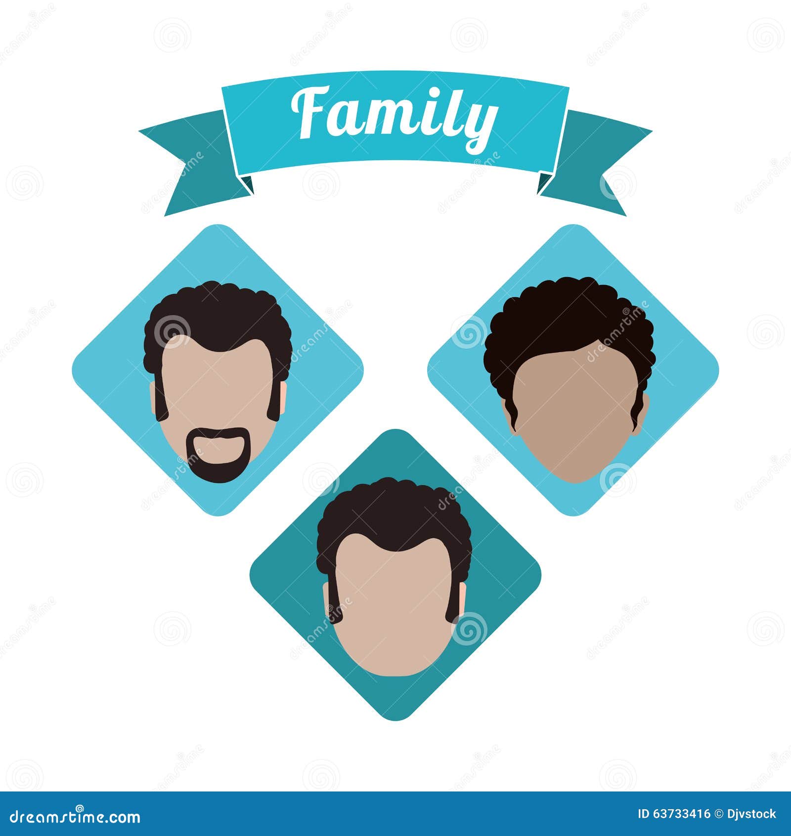 Family and roles design stock vector. Illustration of icon - 63733416
