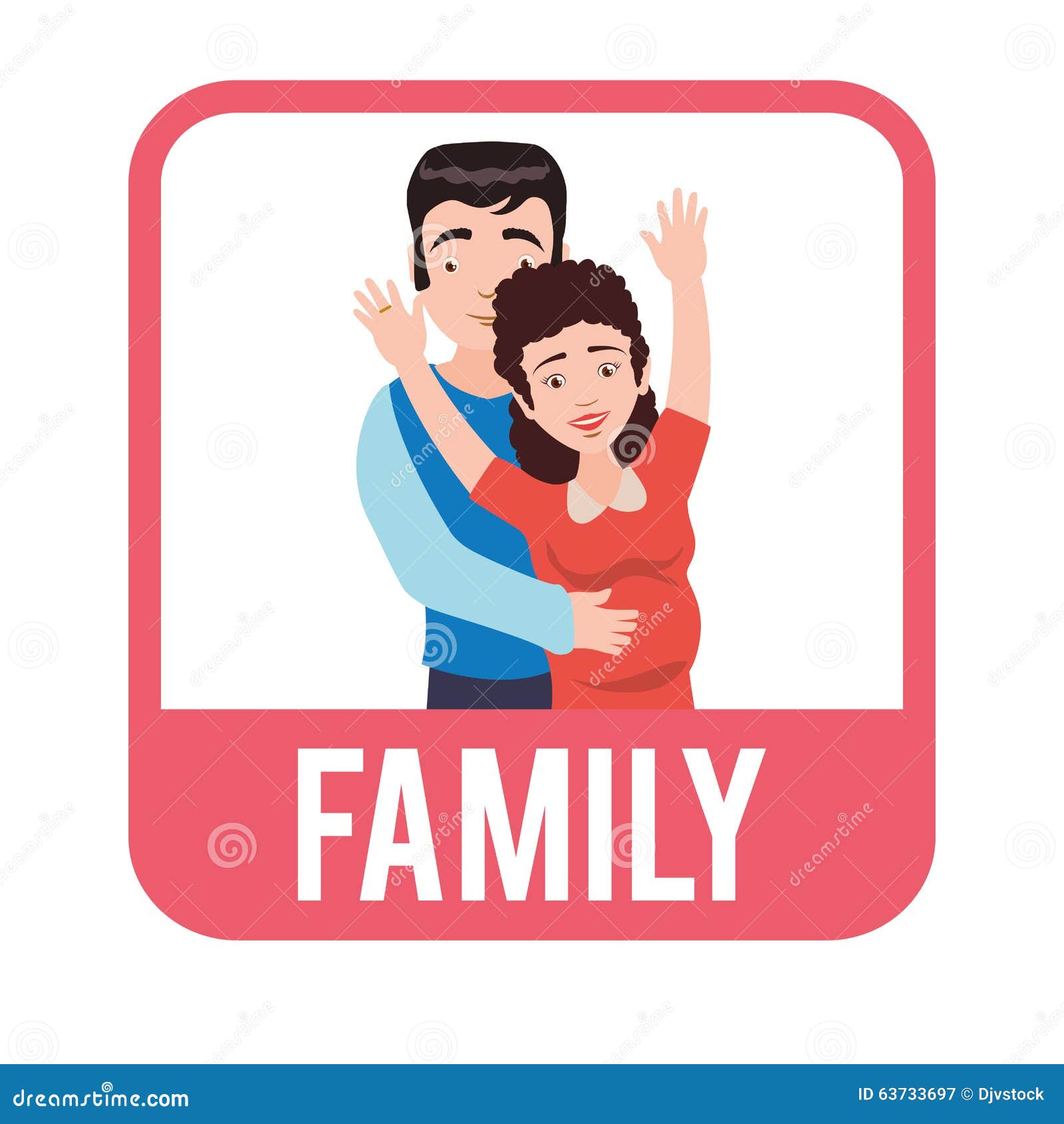 Family and roles design stock vector. Illustration of person - 63733697