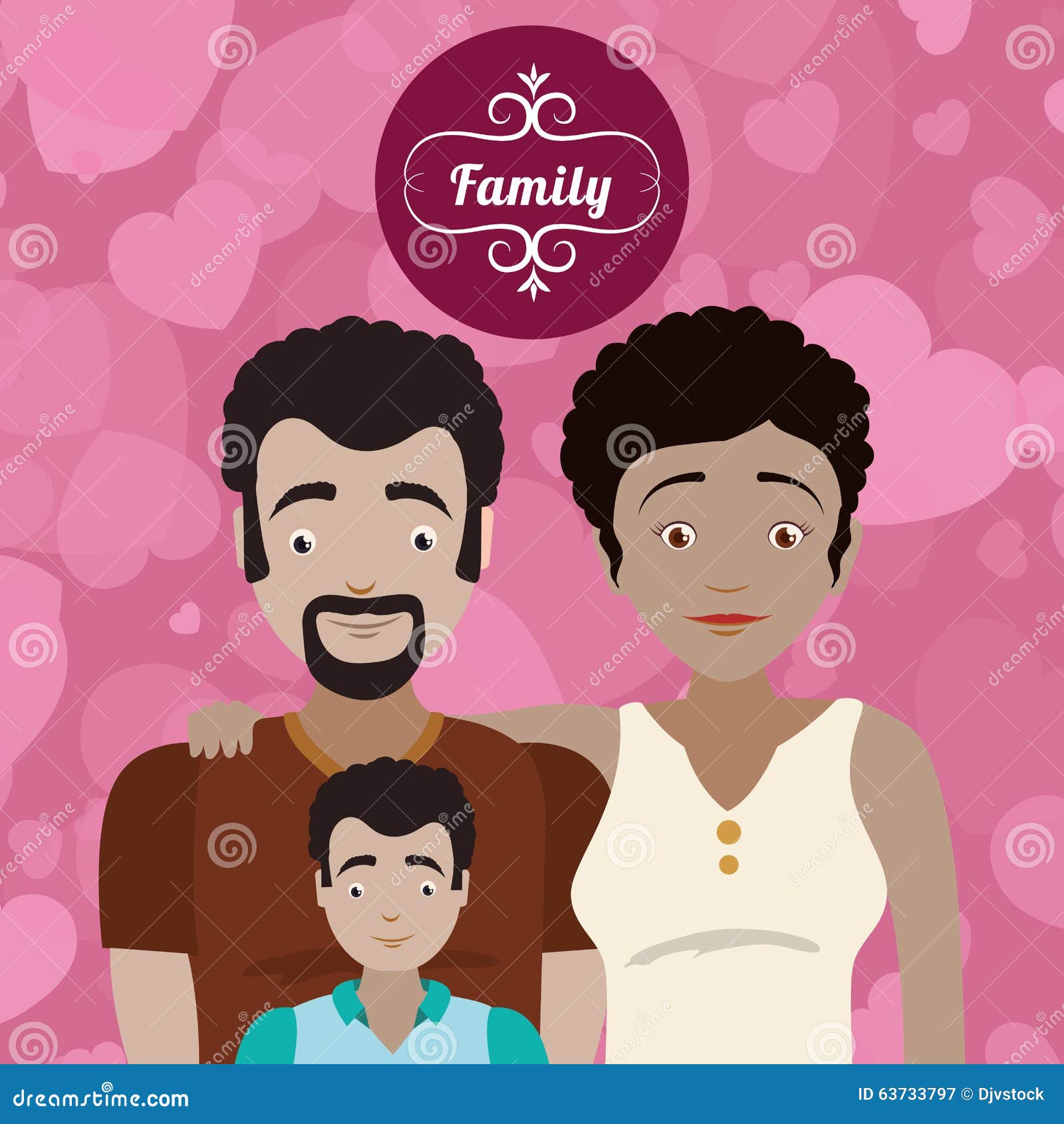 Family Roles Abstract Concept Vector Illustrations. | CartoonDealer.com ...