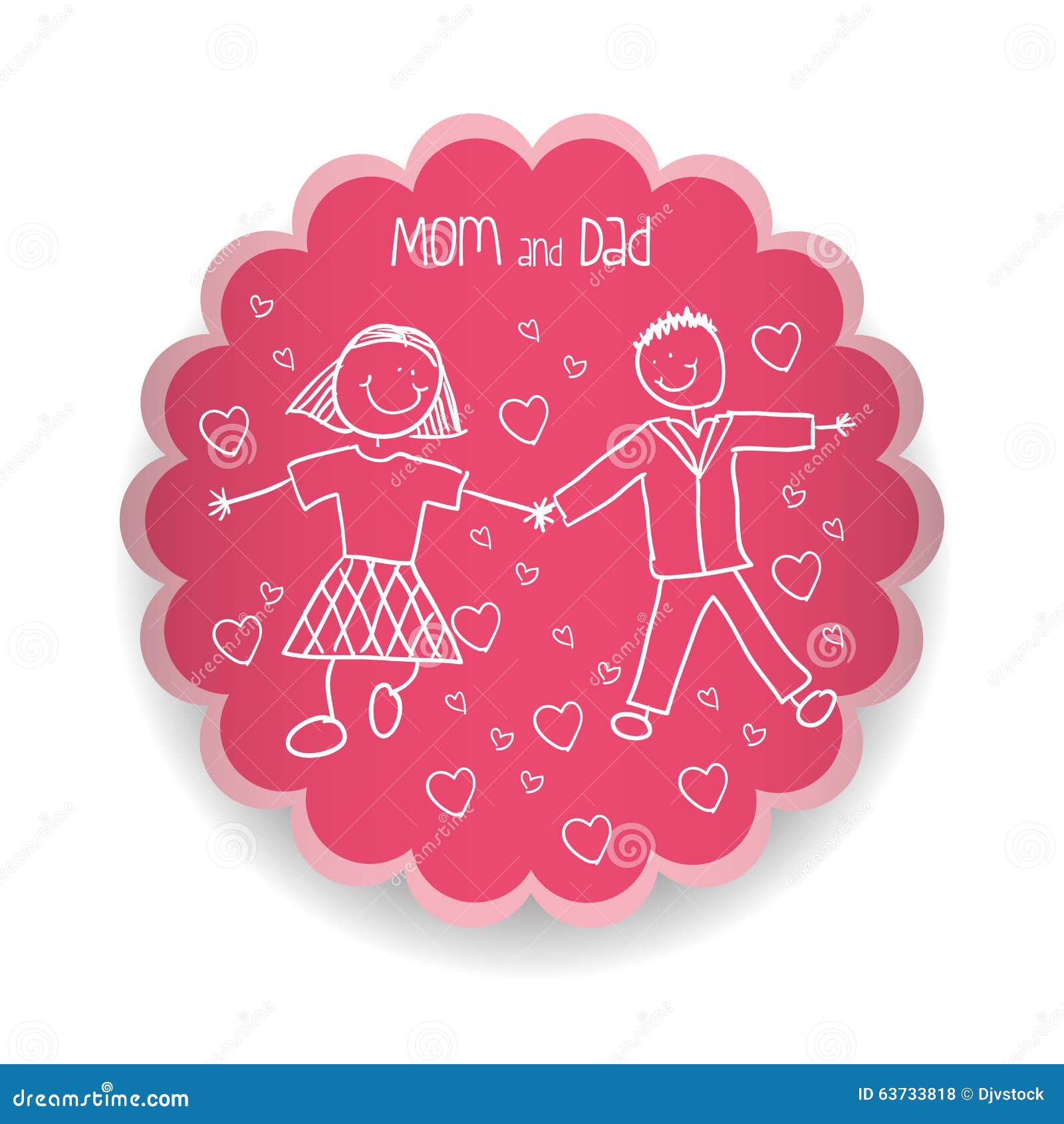 Family and roles design stock vector. Illustration of icon - 63733818