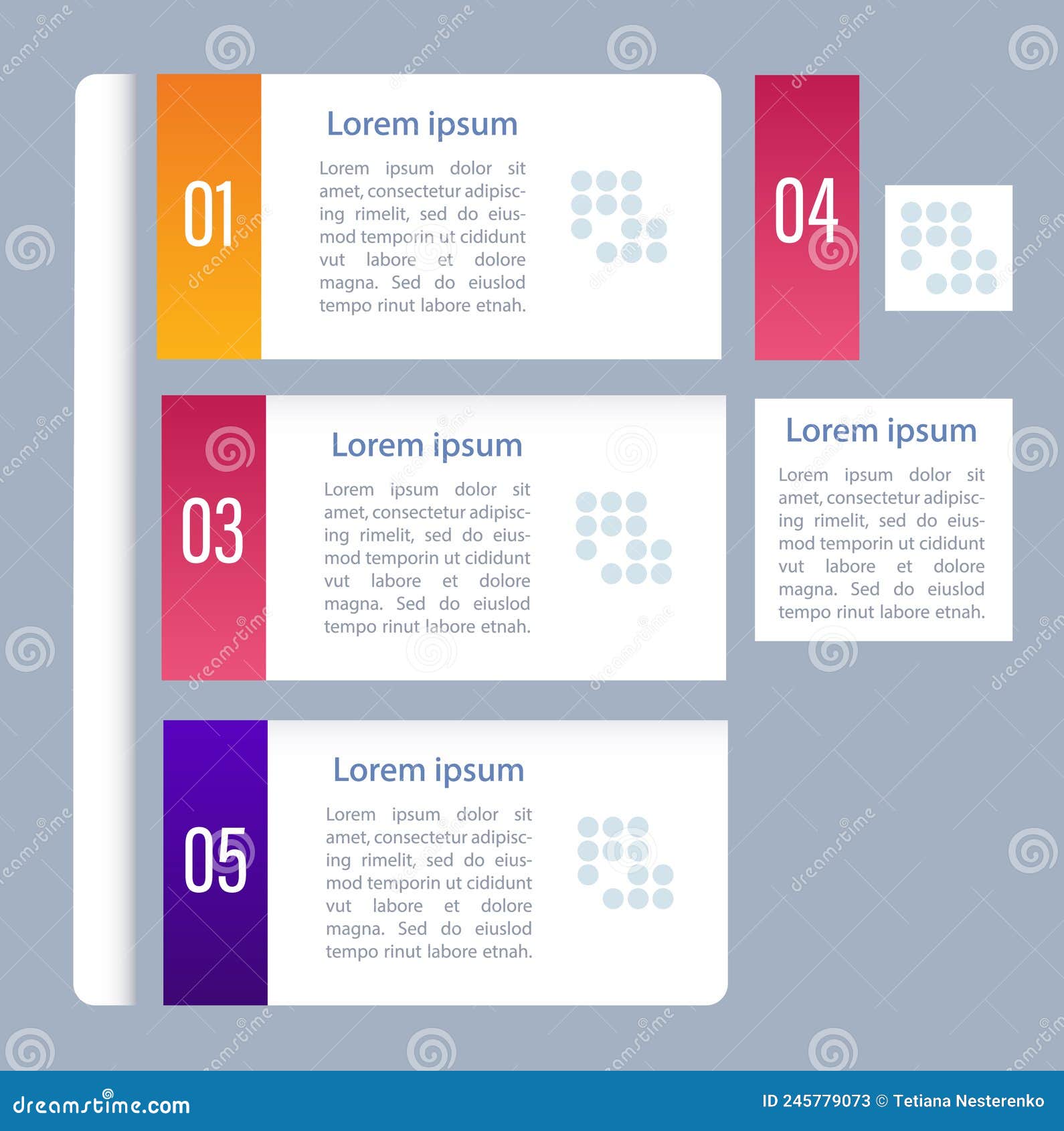 Family Routine Infographic Chart Design Template Stock Vector ...