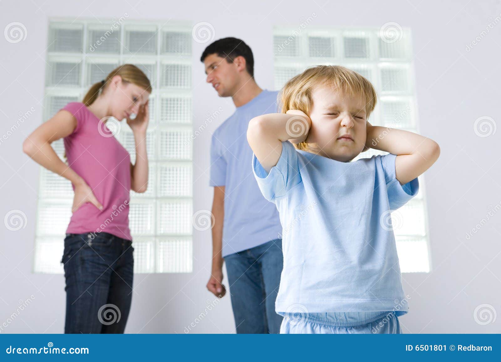 The family s quarrel stock image. Image of fatherhood - 6501801