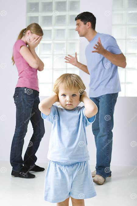 The family s quarrel stock photo. Image of contest, baby - 6501808