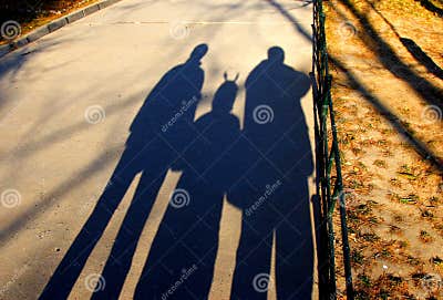 Family shadow stock photo. Image of background, mother - 6347988
