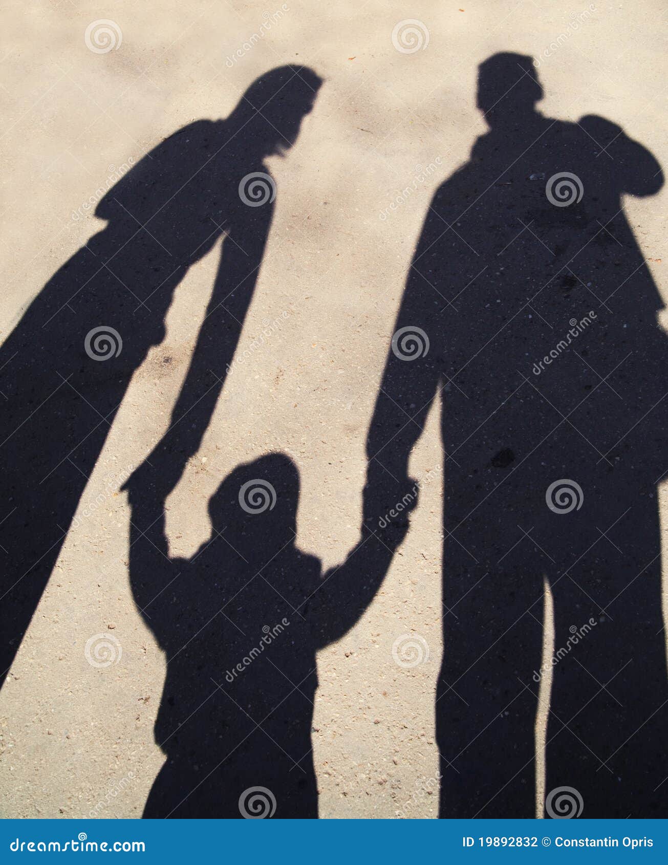 Family shadow silhouette stock photo. Image of holding - 19892832
