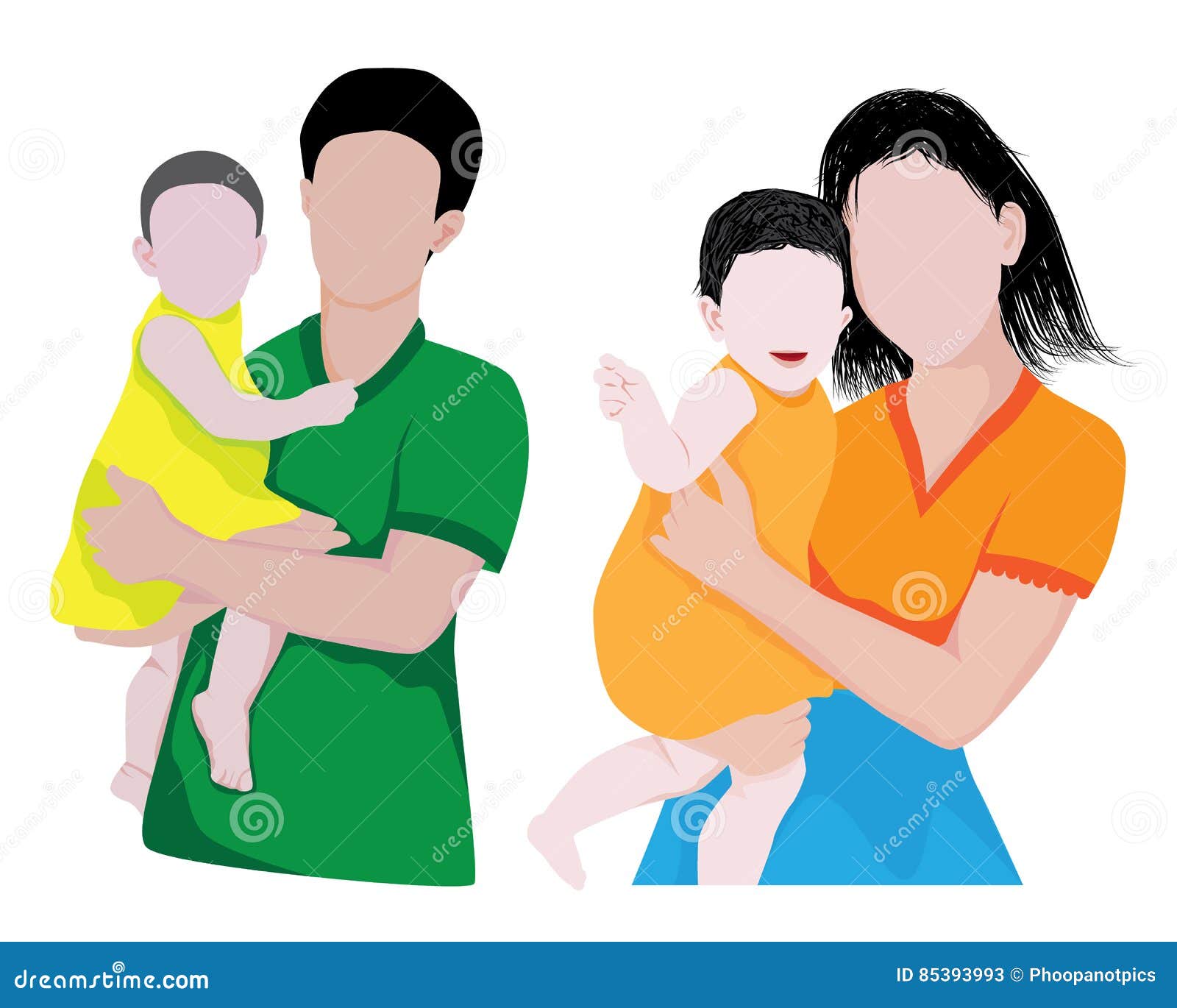 Family shape stock vector. Illustration of water, vector - 85393993