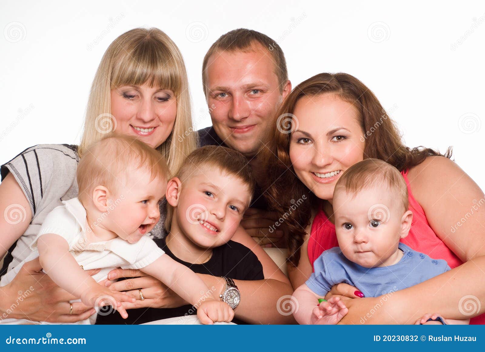 Family of a six stock photo. Image of concept, friendship - 20230832