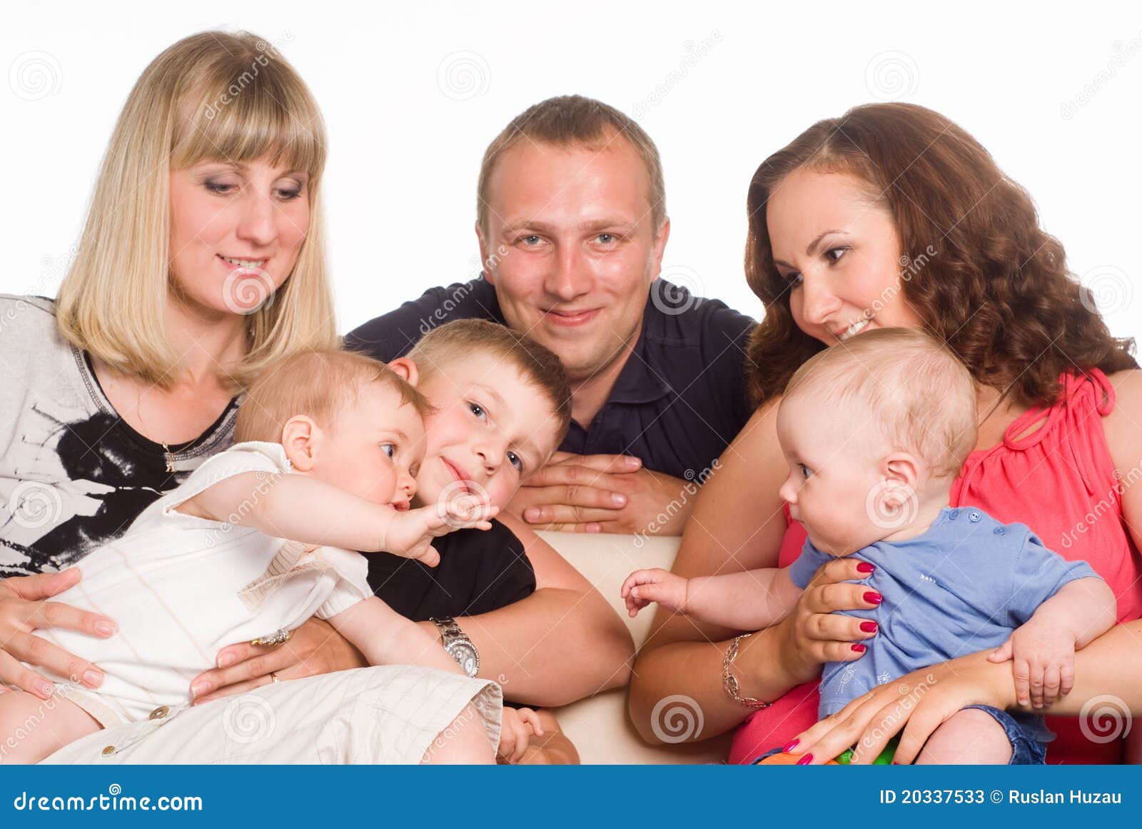 Family of a six stock image. Image of love, family, background - 20337533