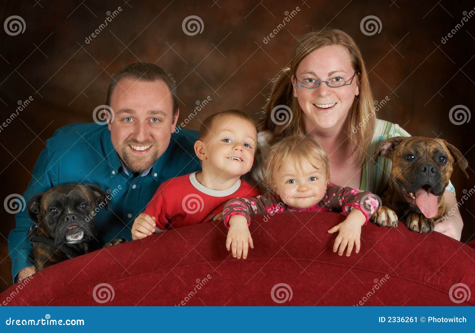 Family of six stock image. Image of brother, family, mother - 2336261